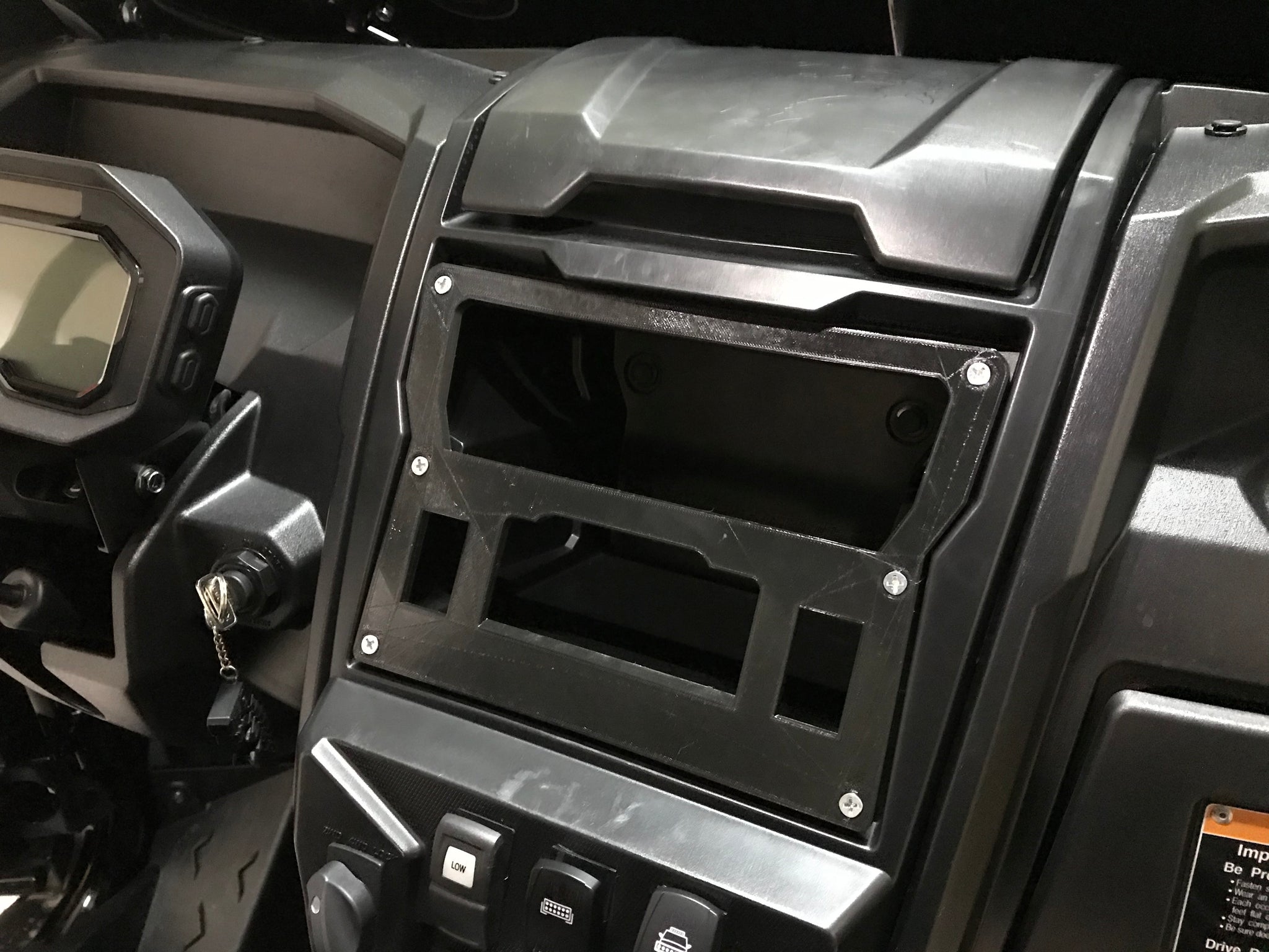 Solid Center Pod for Rugged Radio and Two Rocker Switches – Deranged ...